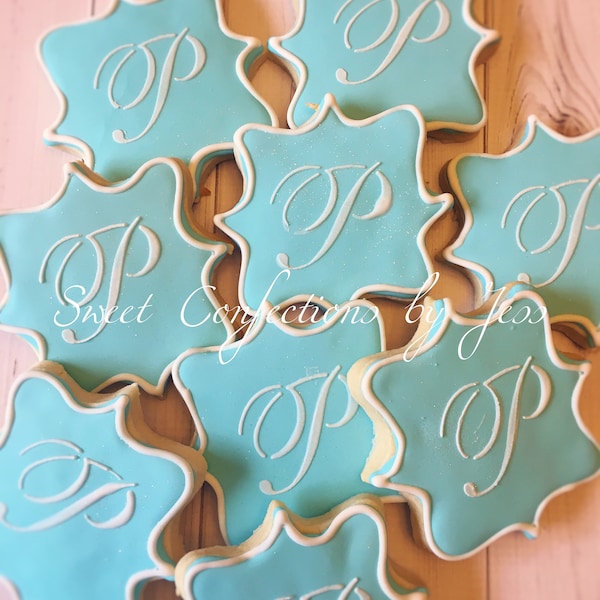 Initial Cookie - Etsy