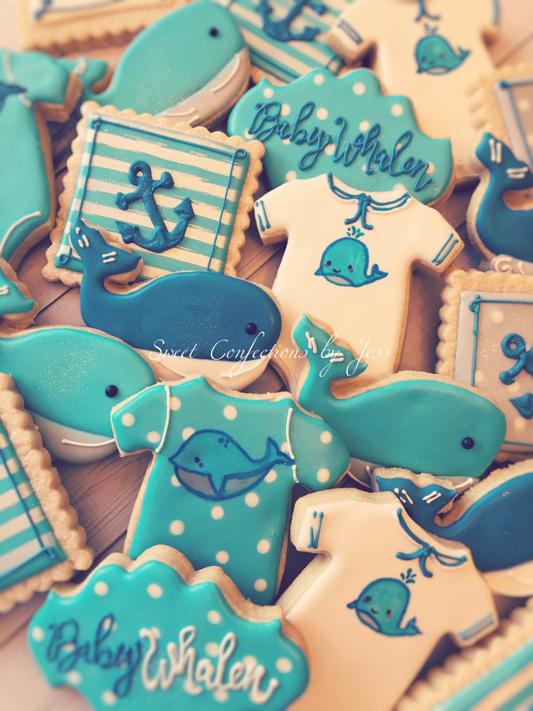 Whale Cookies - Etsy