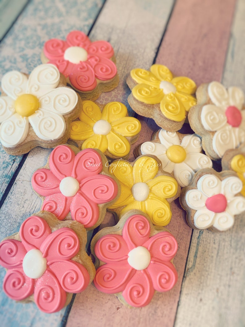 Spring Flower Cookies | Etsy