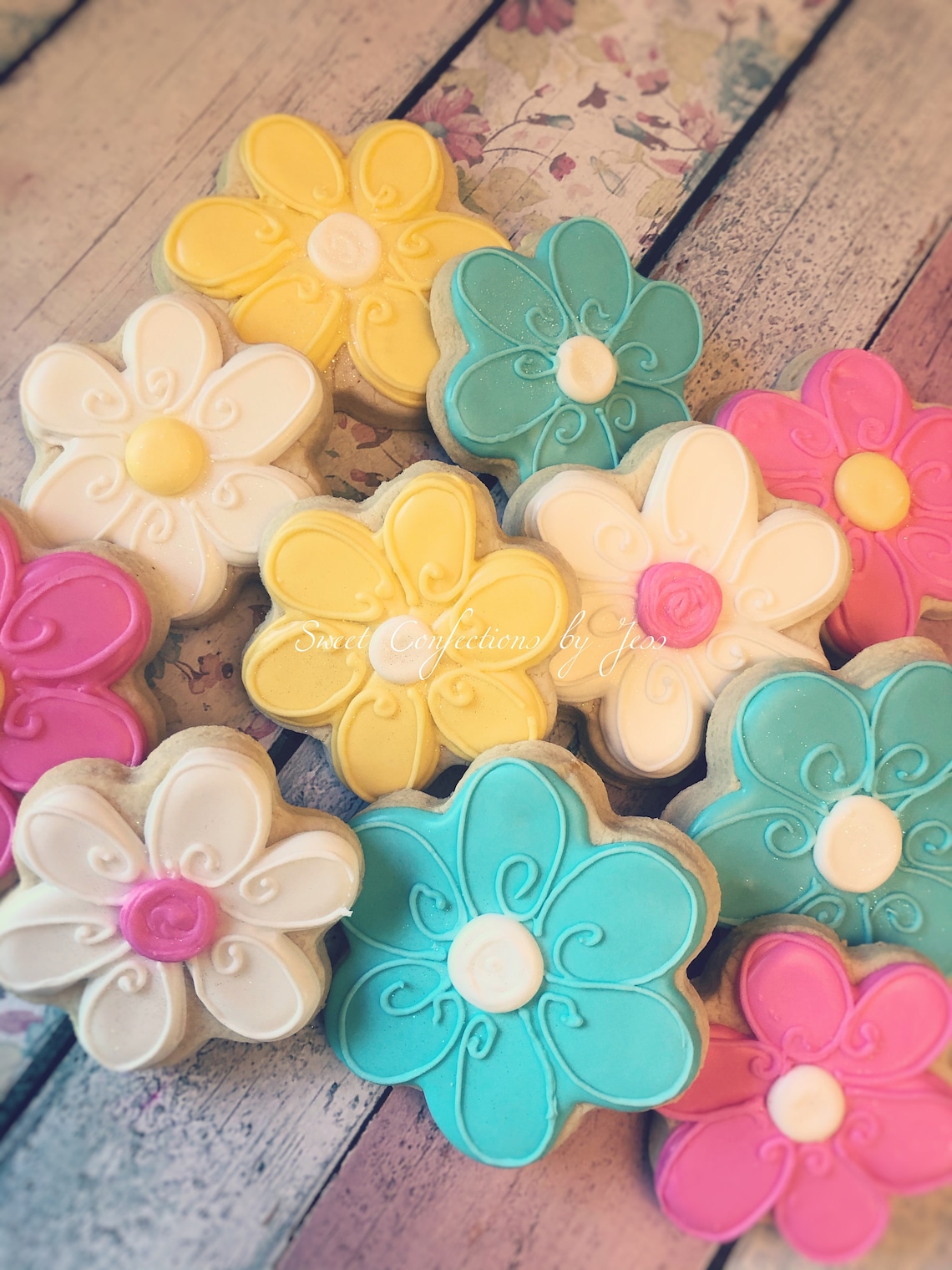 Spring Flower Cookies | Etsy