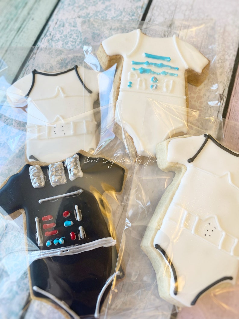 Star Wars Baby Onesie Cookies - Etsy