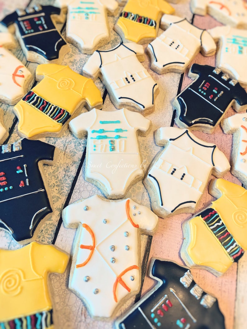 Star Wars Baby Onesie Cookies - Etsy
