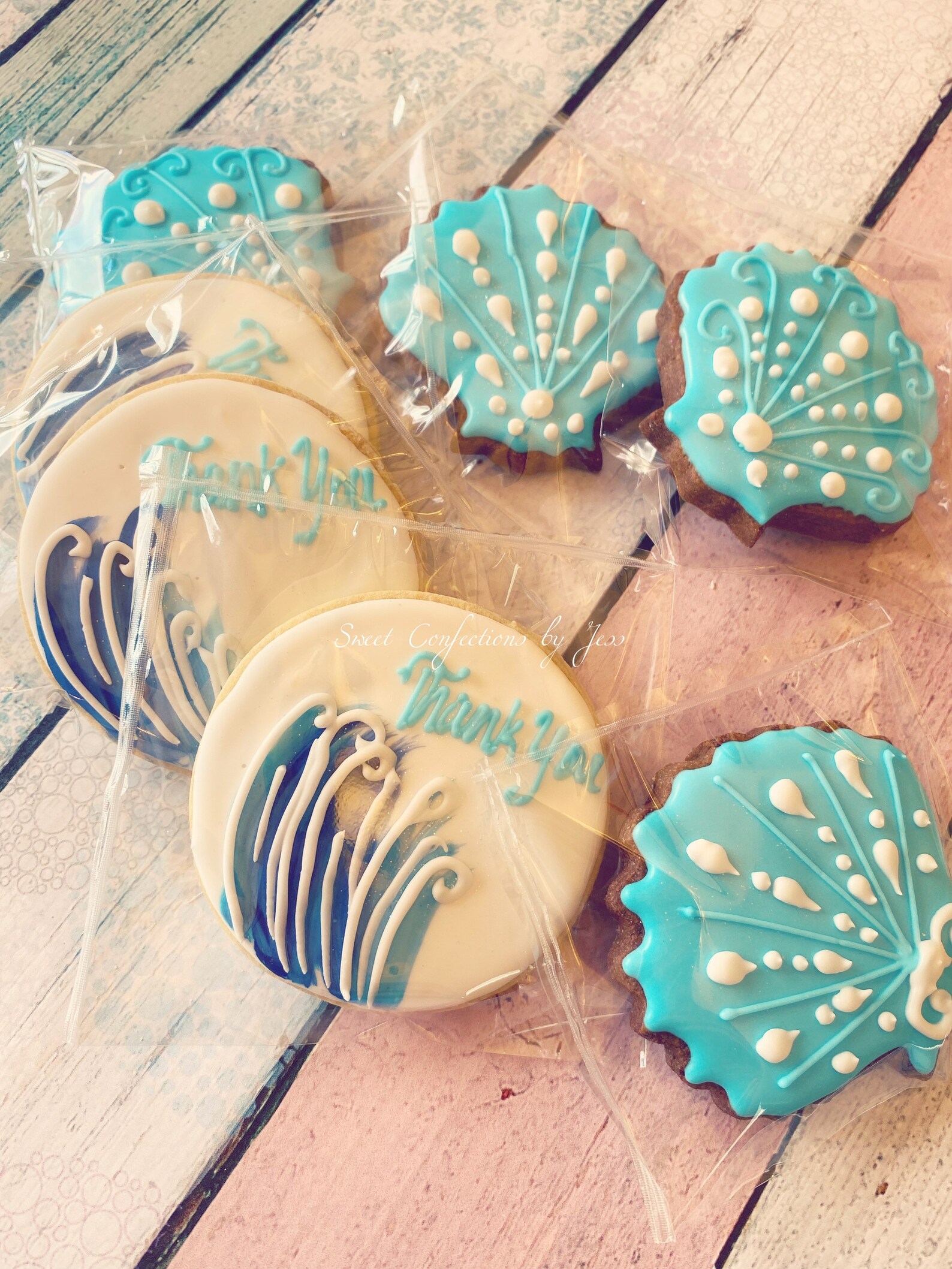 Wave Cookies - Etsy