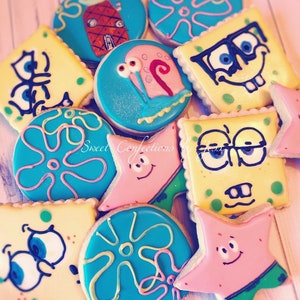 Sponge Bob Cookies - Etsy