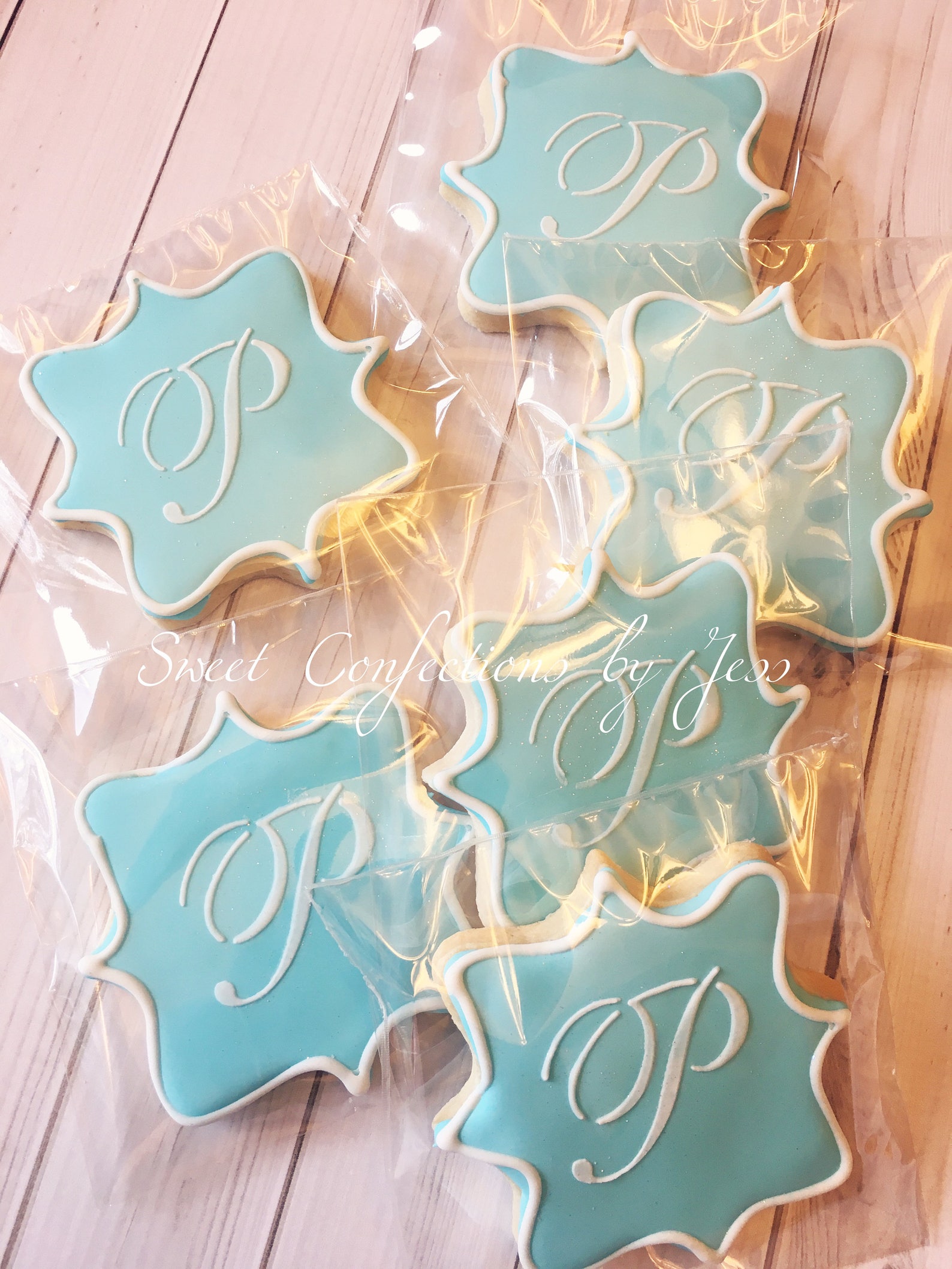 Wedding Initial Cookies - Etsy