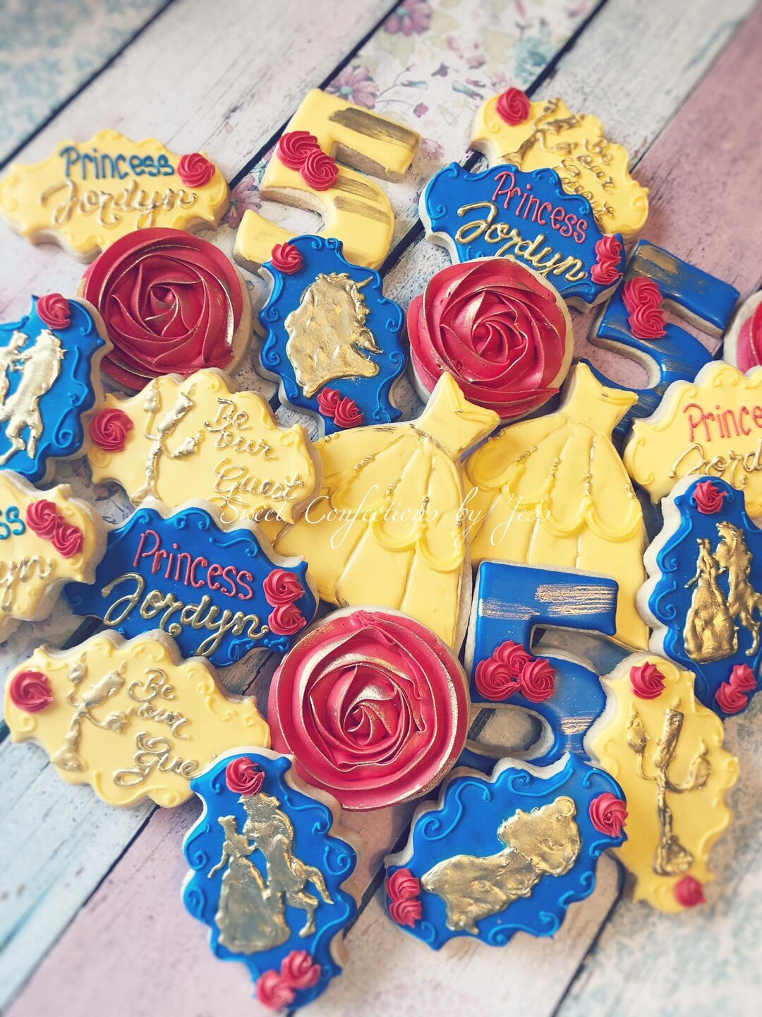 Beauty and the Beast Inspired Cookies - Etsy