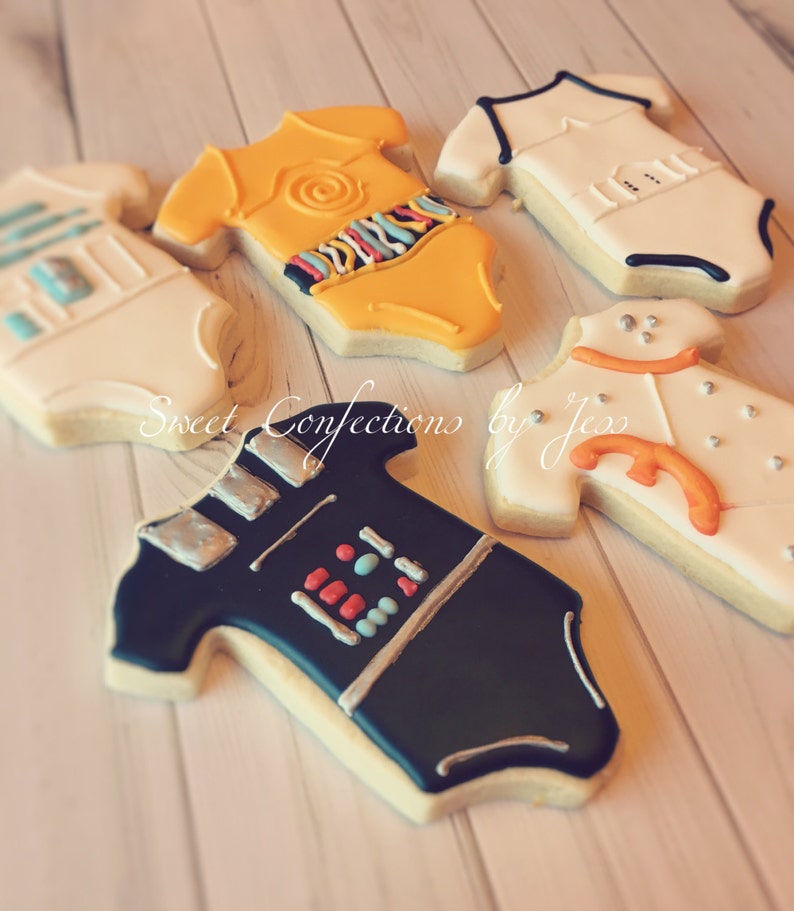 Star Wars Baby Onesie Cookies - Etsy