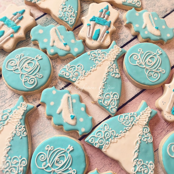 Cinderella Cookie - Etsy