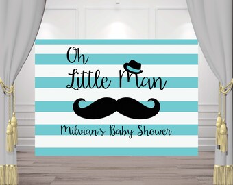 Little Man Backdrop - Etsy