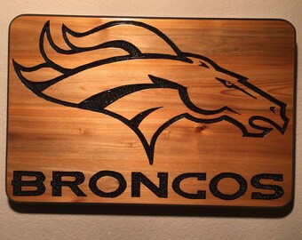 Broncos sign | Etsy