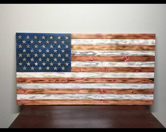 Flag wall art | Etsy