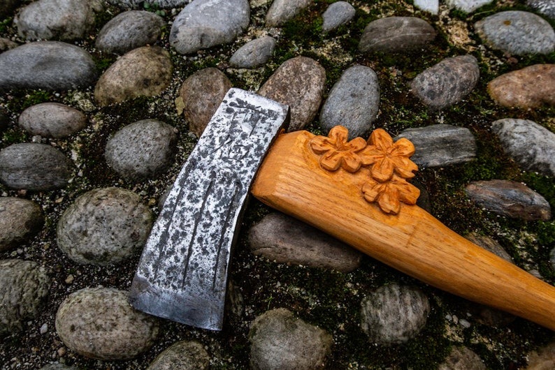 Restored Antique Japanese Axe, With Custom Carved Showcase - Etsy