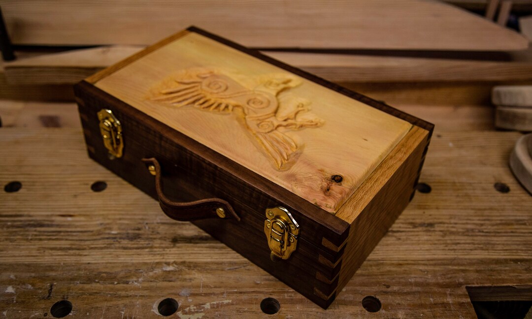 Custom Walnut Hand CARVED BOCCE Bowls Game BOX Custom Box - Etsy