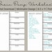 Printable Brain Dump Worksheet | Brain Dump Organizer | Brain Dump ...