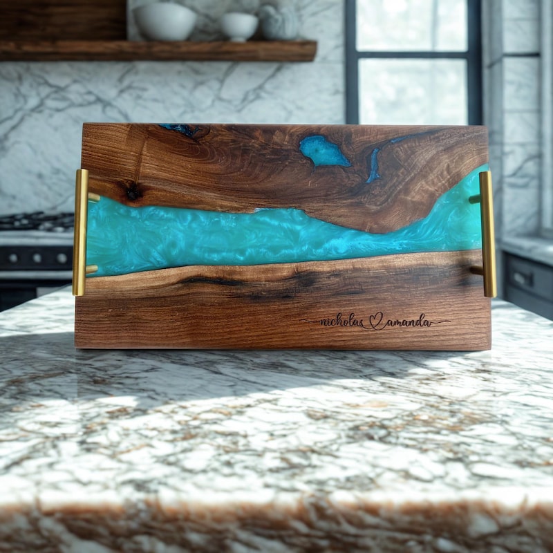Epoxy Live Edge Boards - Etsy