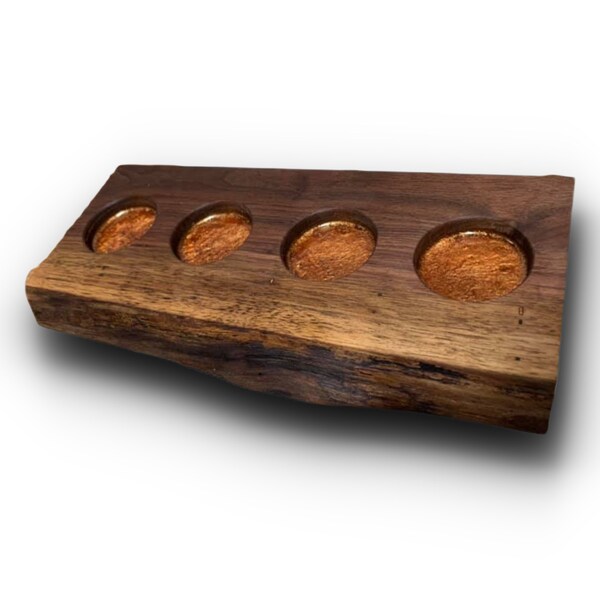 Wood Whiskey Flight - Etsy