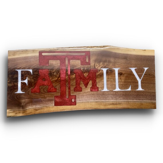 Large Black Walnut Aggie Family Sign - Etsy