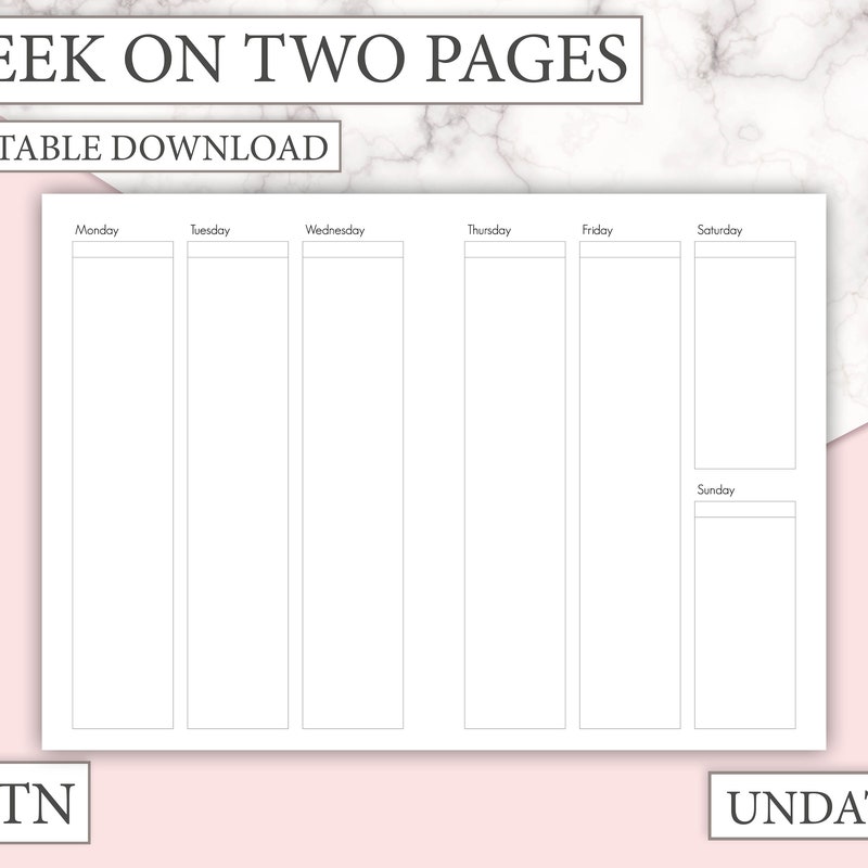 Printable Tn Inserts - Etsy