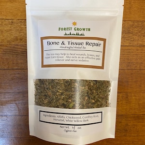 Bone & Tissue Repair Herbal Tea - Etsy