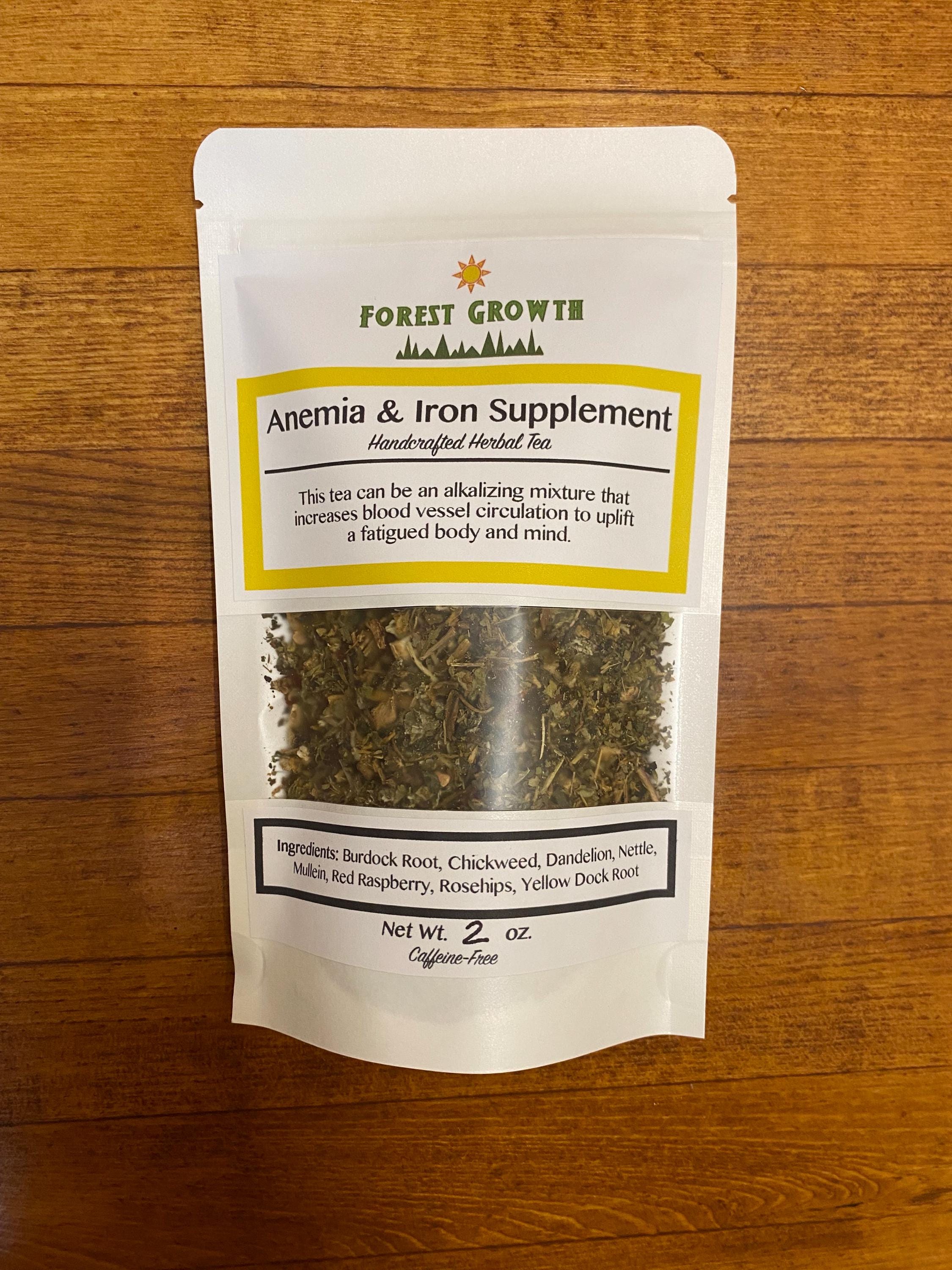 Anemia & Iron Supplement Herbal Tea - Etsy