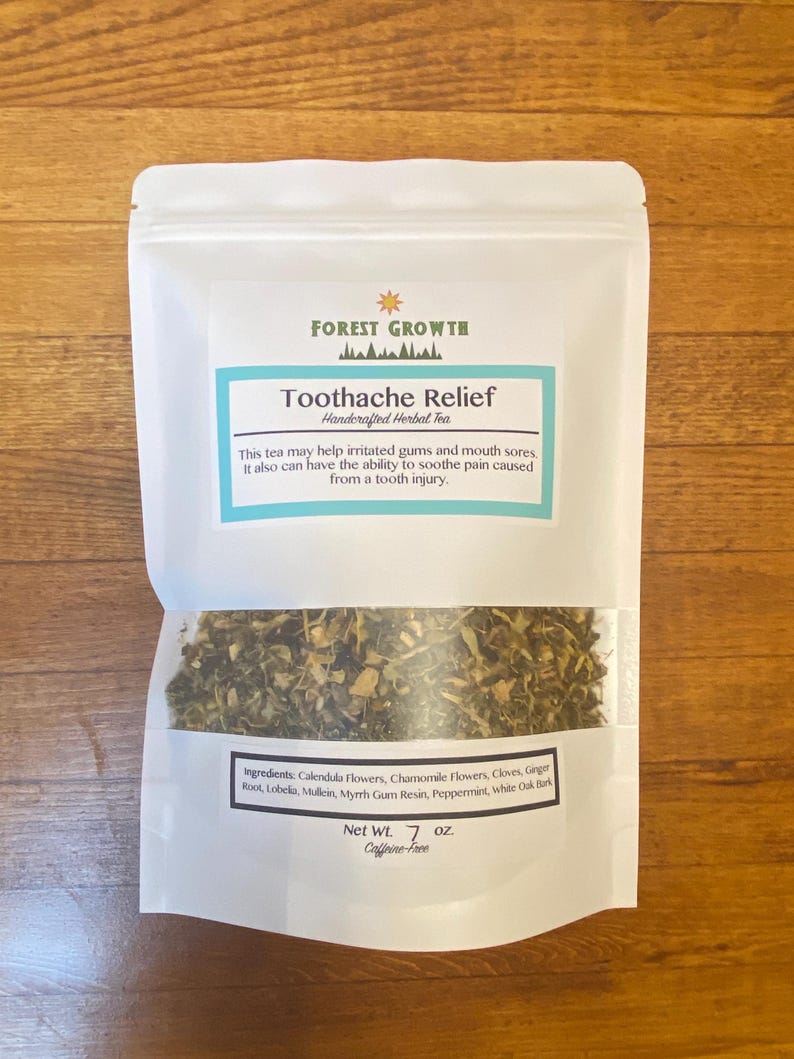 Toothache Relief Herbal Tea - Etsy