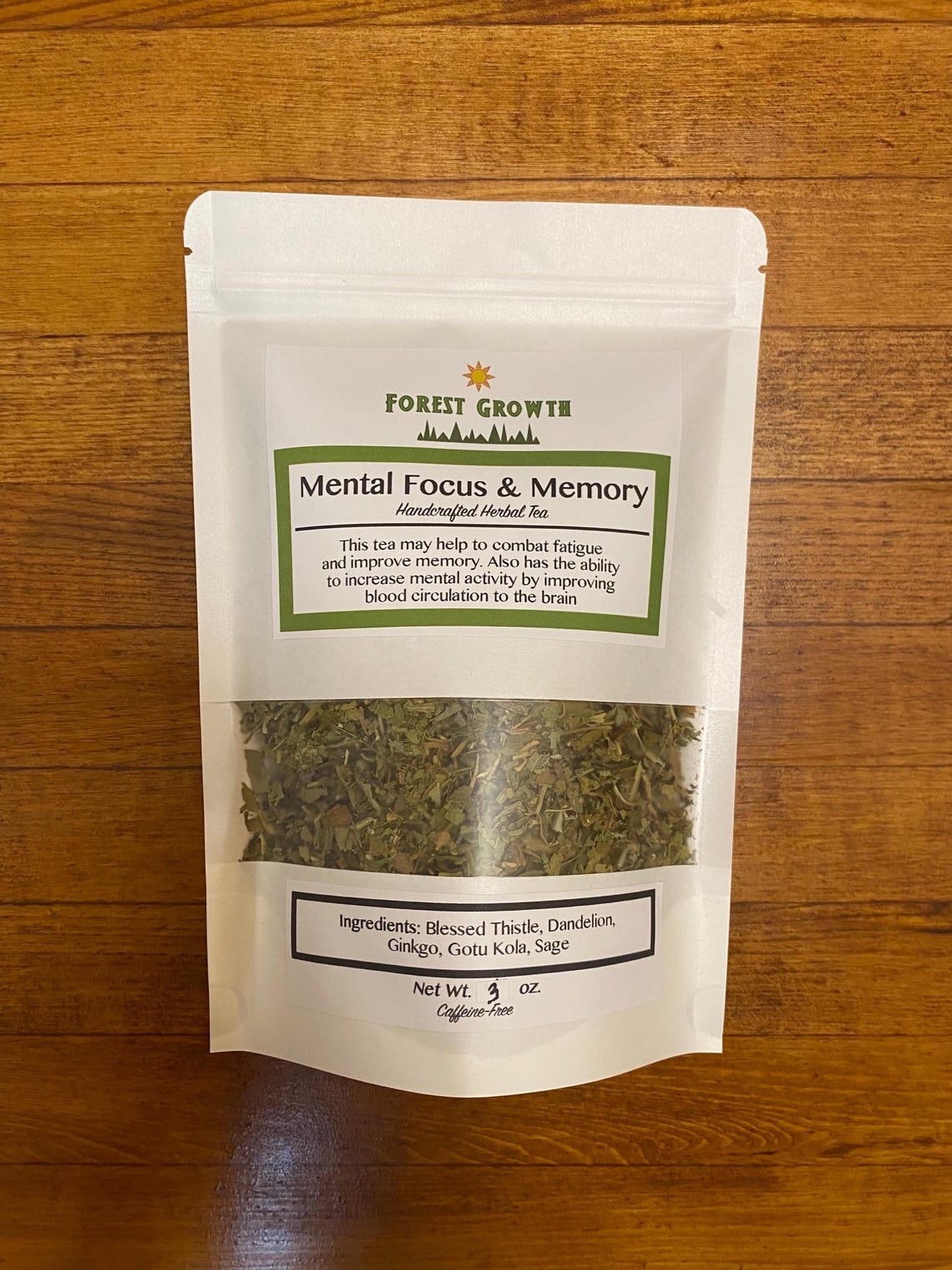Mental Focus & Memory Herbal Tea - Etsy