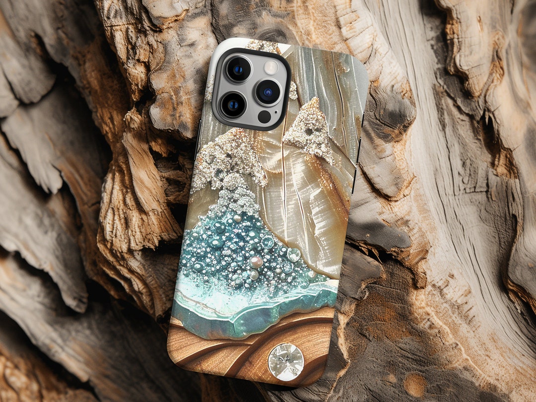 Iridescent Faux (artistic Print Of)abalone Mountain Art Case, Strong ...