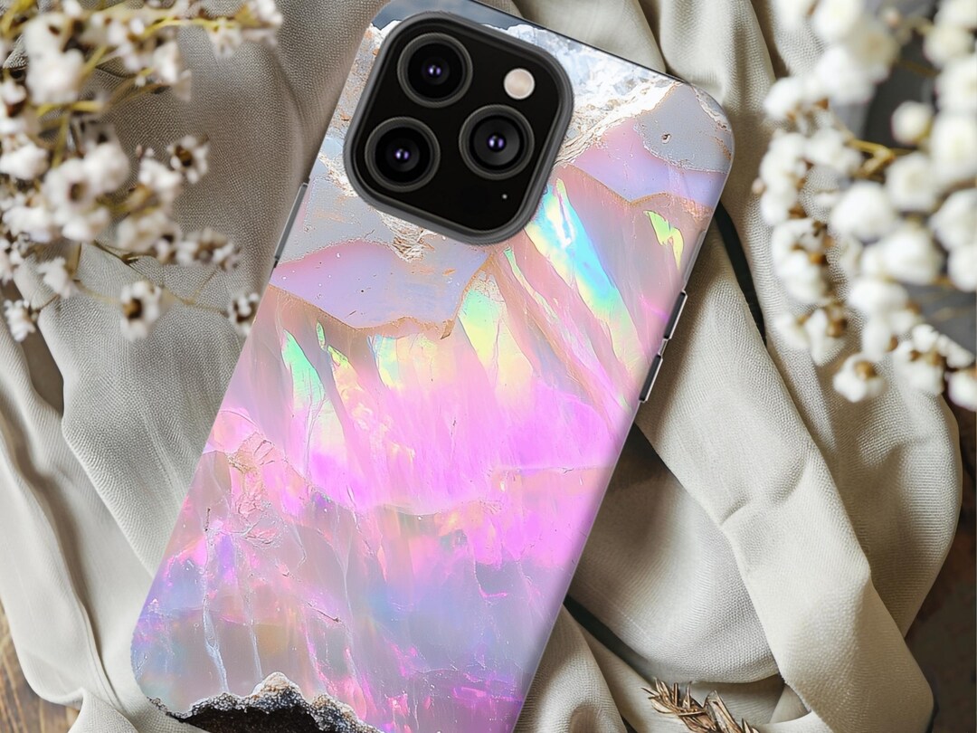 Hot Pink Rainbow Opal Tough Cases - Etsy