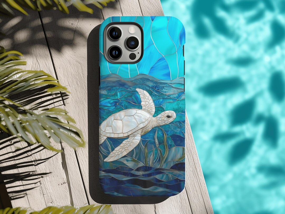 Honu Faux Mother of Pearl Sea Turtle Tough Cases - Etsy