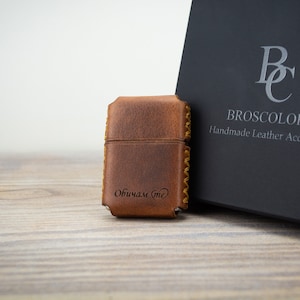 Handcrafted Zippo Lighter Case Custom Personalized Design / Cigarette ...