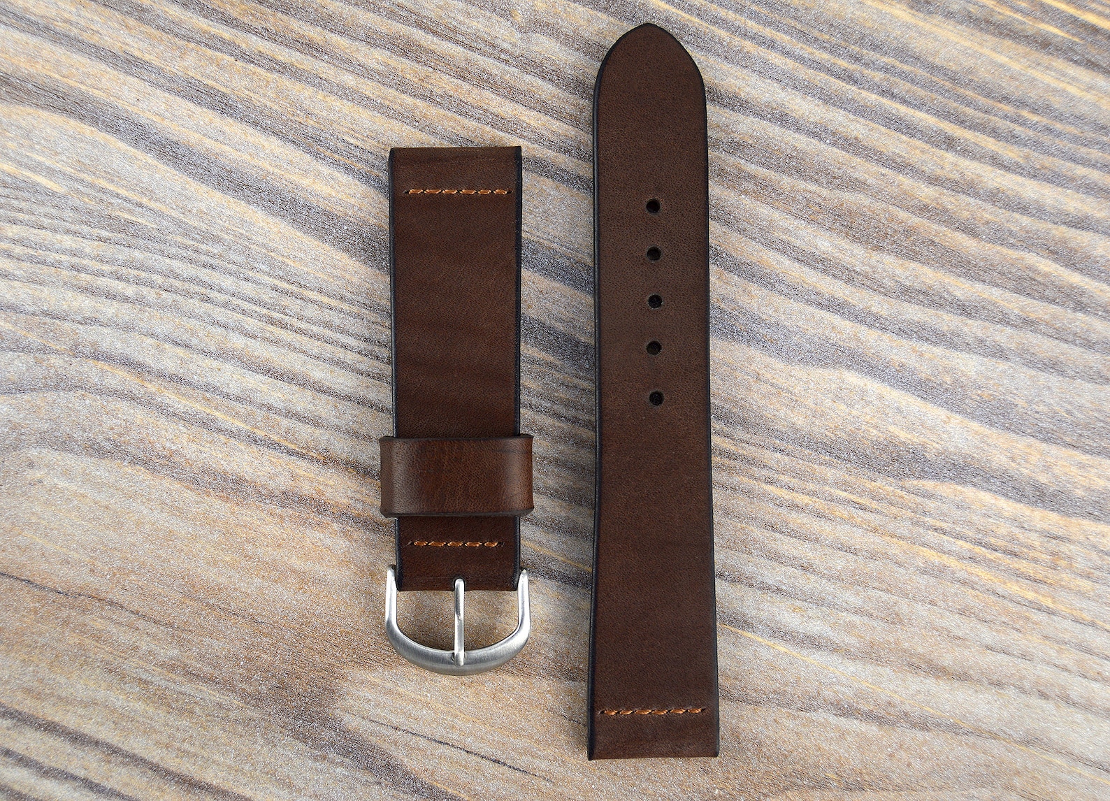 Brown Leather Watch Strap Leather Brown Strap Leather Band - Etsy