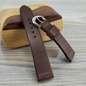 Brown Leather Watch Strap Leather Brown Strap Leather Band - Etsy