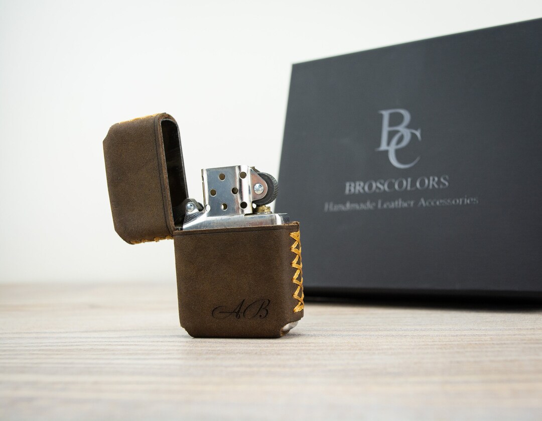 Handcrafted Zippo Lighter Case Custom Personalized Design / - Etsy