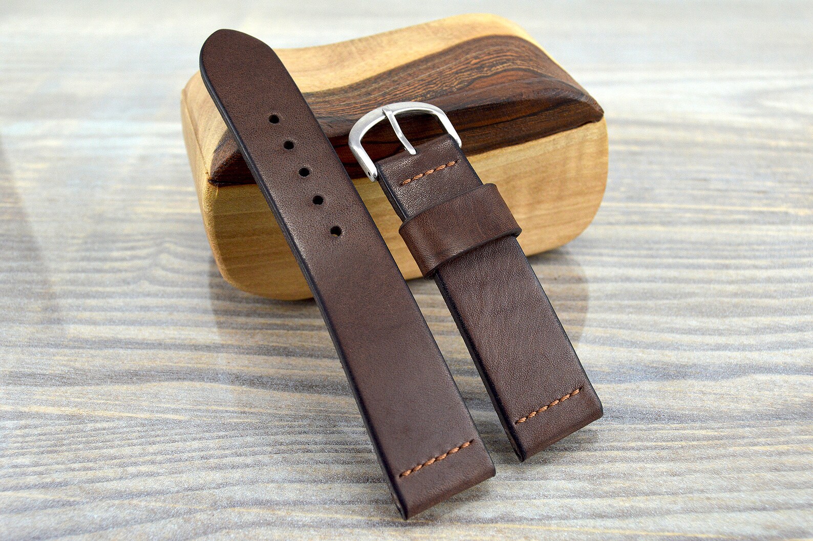 Brown Leather Watch Strap Leather Brown Strap Leather Band - Etsy