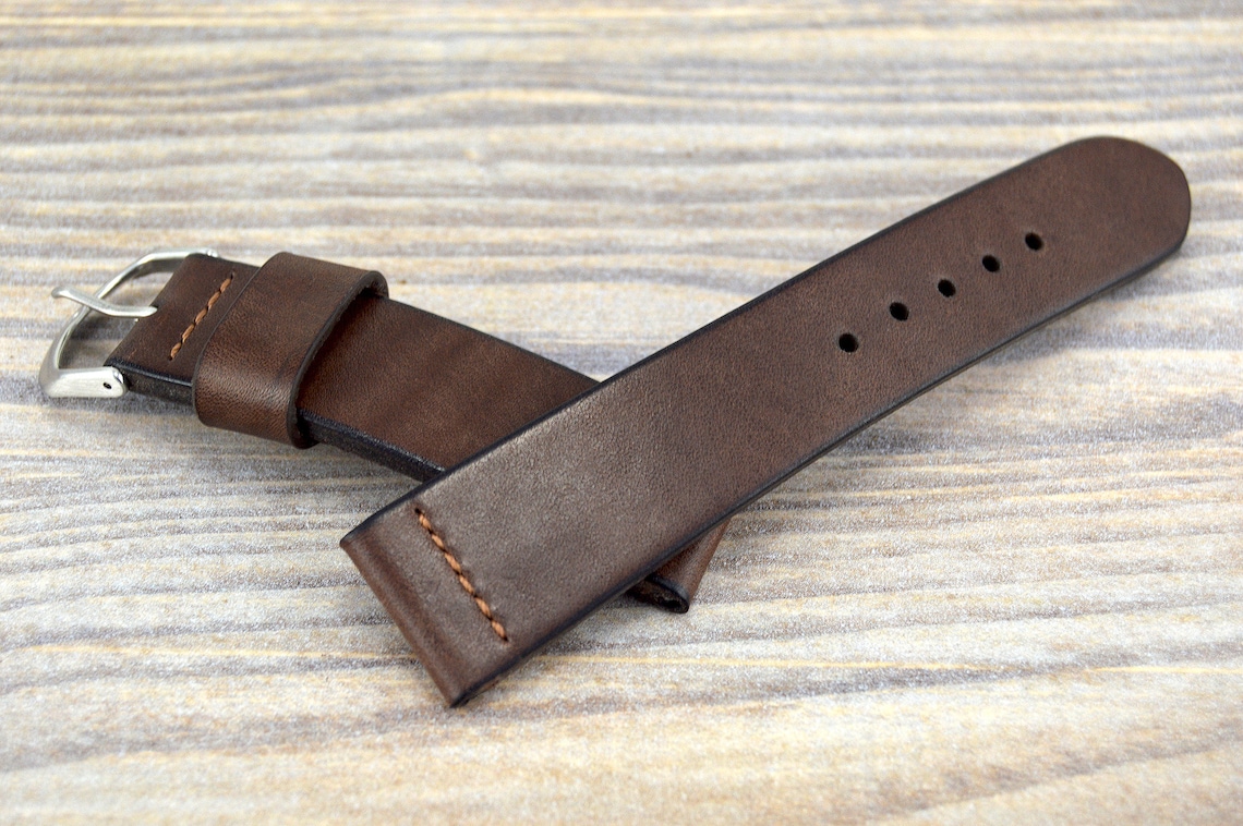 Brown Leather Watch Strap Leather Brown Strap Leather Band - Etsy