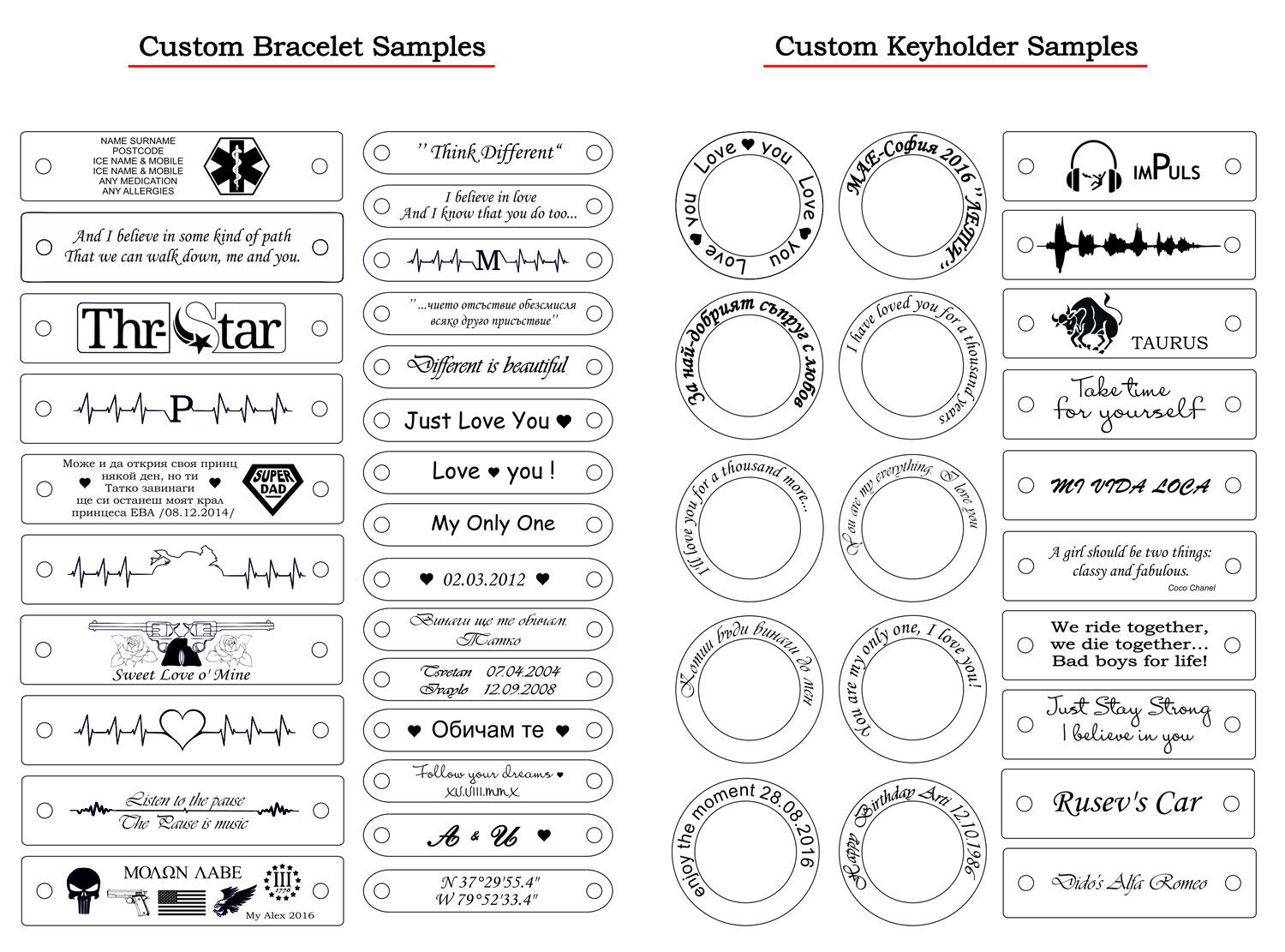 Personalized Quote Keychain Customized Leather Key Holder - Etsy