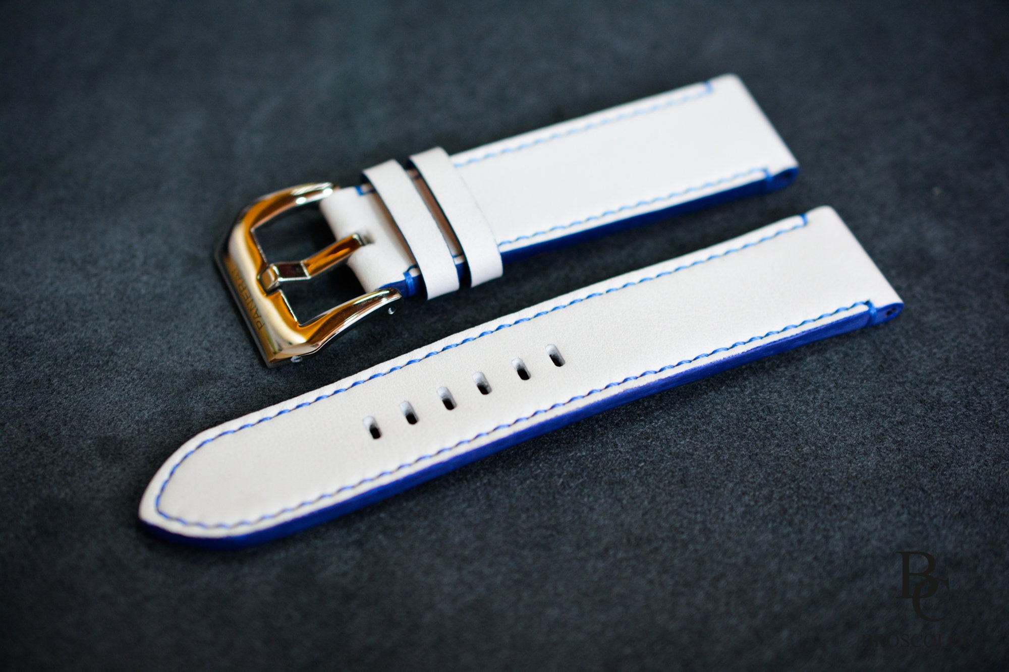 White Leather Watch Strap Custom Made White Watch Band - Etsy