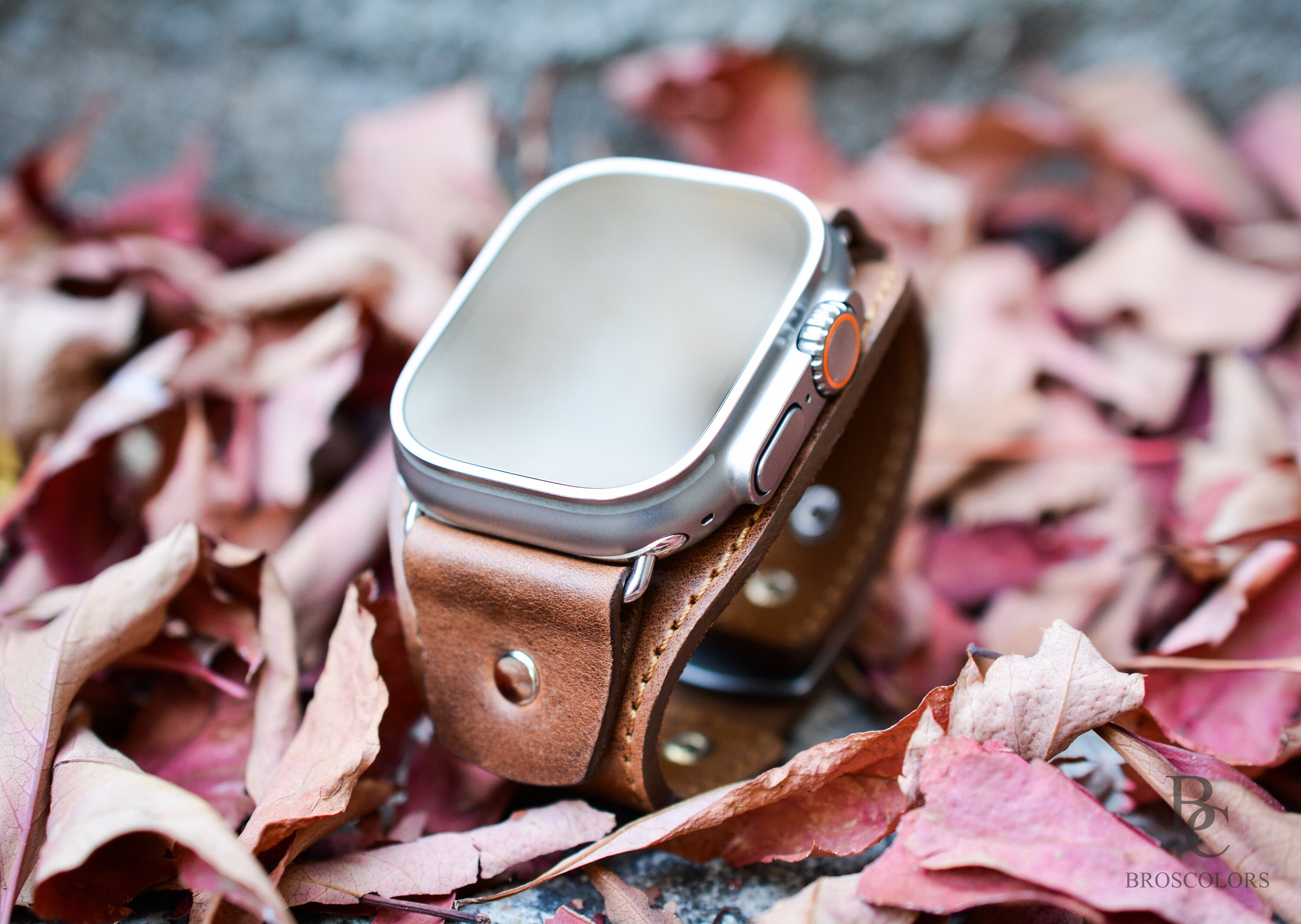 Apple Watch Ultra Cuff Band / Custom Leather Colors / Unique - Etsy