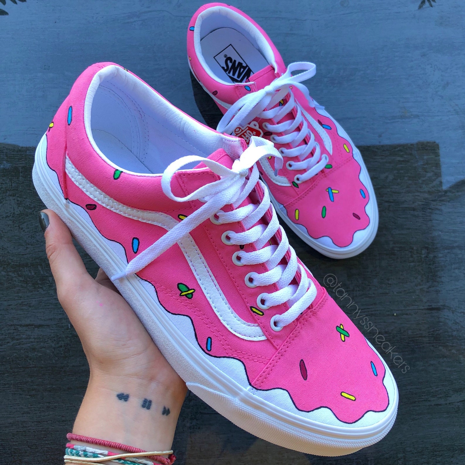 Vans Old Skool Donut Kids & Adult Sizes - Etsy