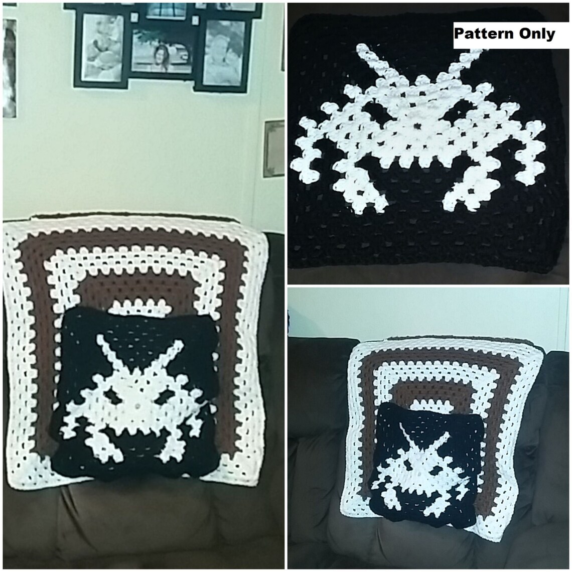 Space Invader Design Continuous Square 15 Row Project Square - Etsy