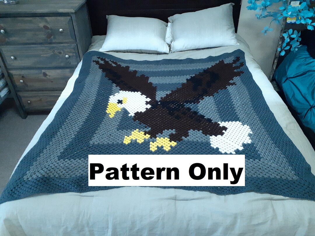 Eagle Design Queen Size Giant Continuous Square Graphgan 60 Row Graph ...