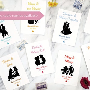 Disney Themed Wedding Place Cards With Magic Kingdom Castle - Etsy UK