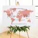 World Map Welcome Sign - for Travel Themed Weddings - Etsy UK