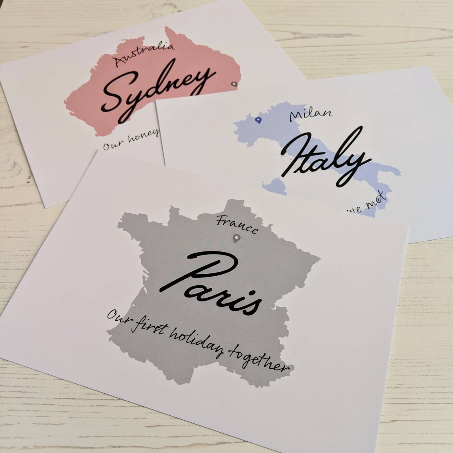 Travel Theme Table Name Cards for Destination Wedding - Etsy