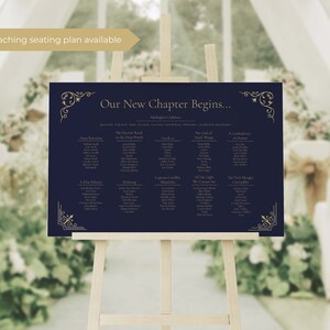 Book Themed Wedding Table Name Cards - Novels, Authors, Book Titles ...