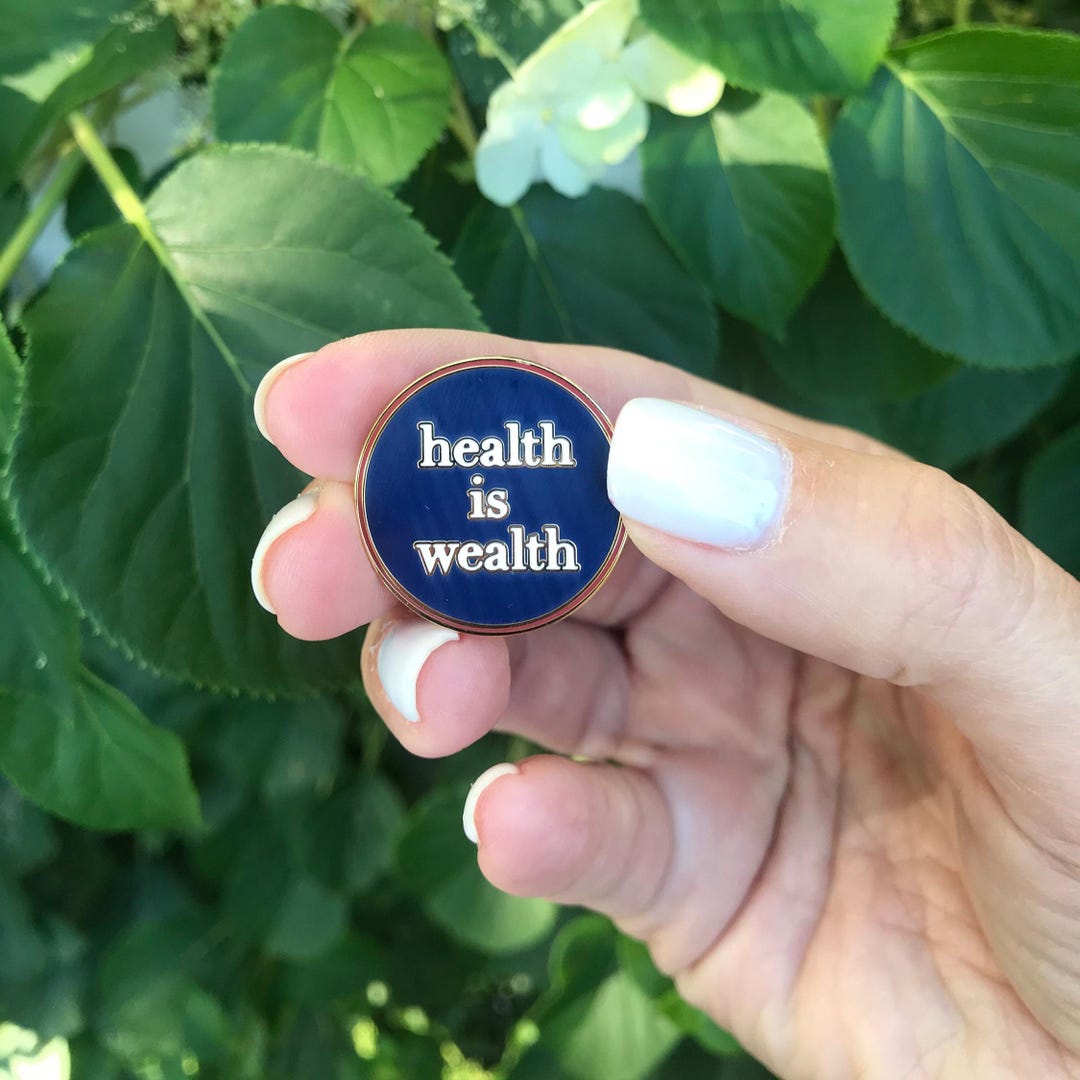 Wellness Enamel Pin - Etsy