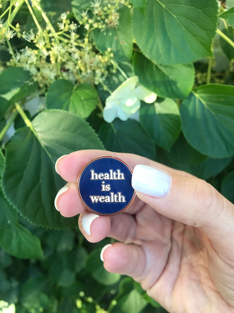 Wellness Enamel Pin - Etsy