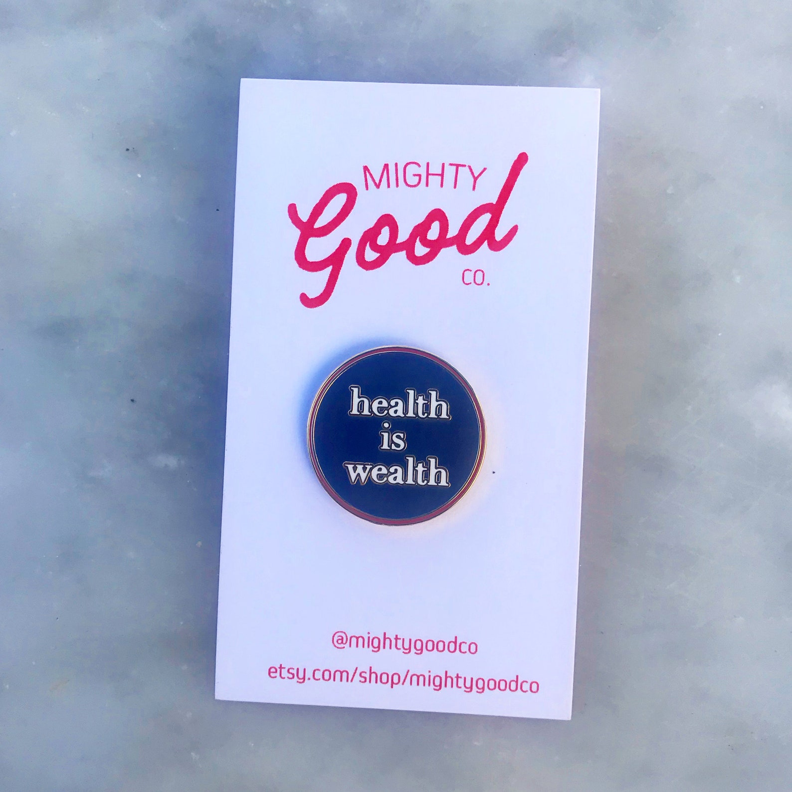 Wellness Enamel Pin - Etsy