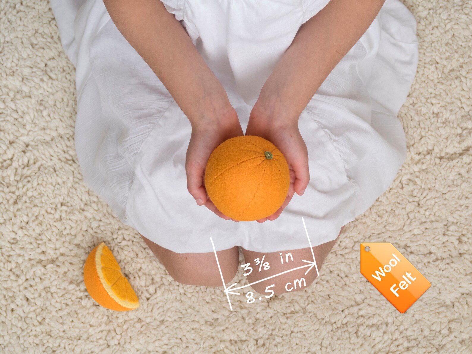 Toy Orange stuffed toys for baby Birthday gift for kids Shower - Etsy 日本