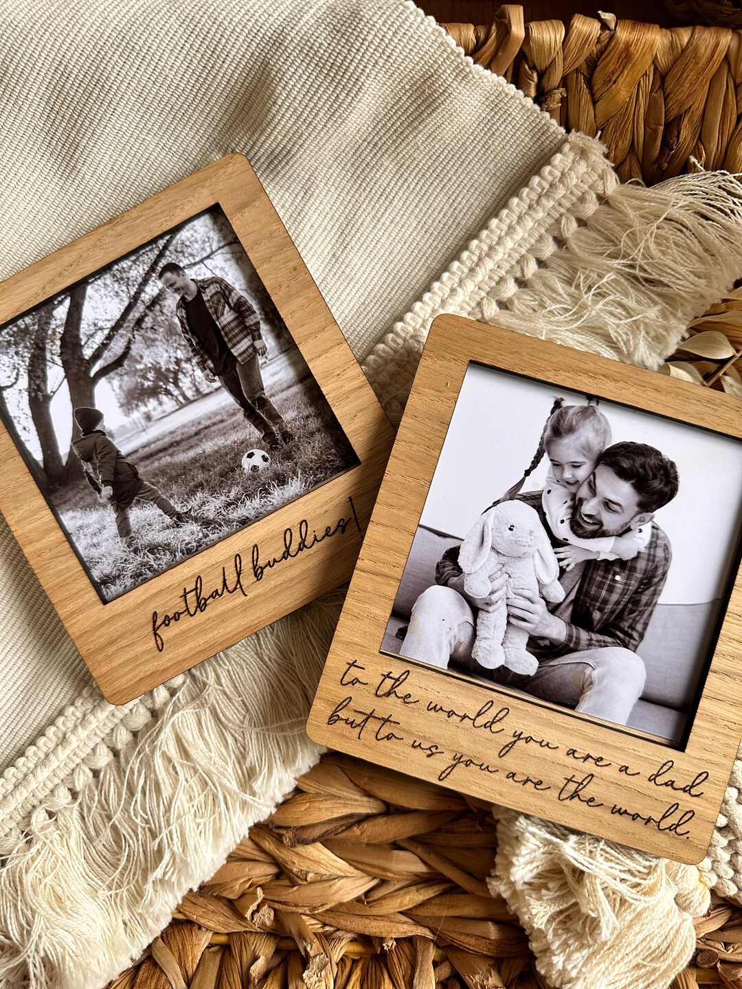 Large Personalised Polaroid Photo, Interchangeable Magnetic Photo Frame ...